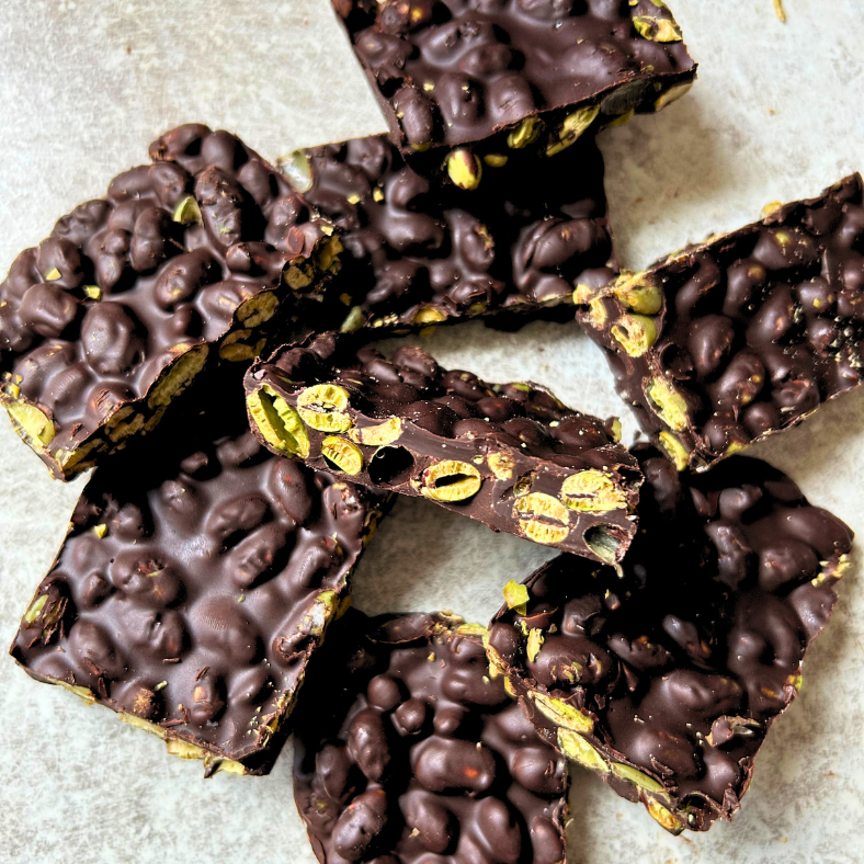 Gut:skin chocolate edamame bites | The Gut Health Doctor